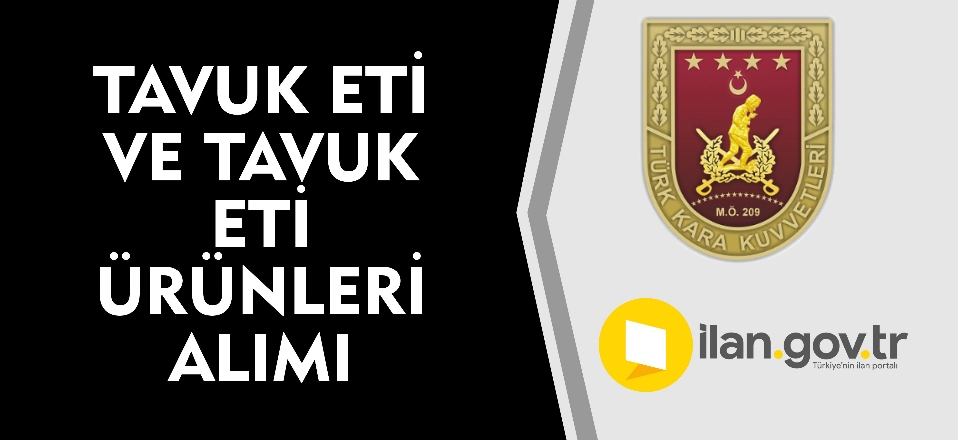 TAVUK ETİ VE TAVUK ETİ ÜRÜNLERİ ALIMI - Bolu Takip Gazetesi, Bolu ...