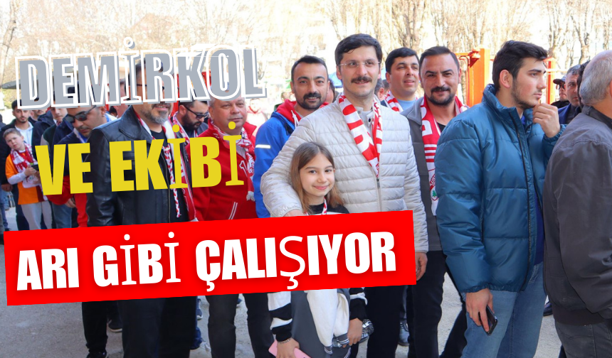 Demirkol ve Ekibi Arı Gibi Çalışıyor - Bolu Takip Gazetesi