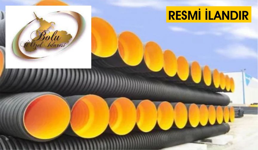 HDPE İÇME SUYU BORUSU ALIM İŞİ - Bolu Takip Gazetesi
