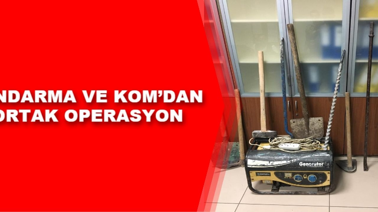 JANDARMA VE KOM’DAN ORTAK OPERASYON - Bolu Takip Gazetesi, Bolu ...