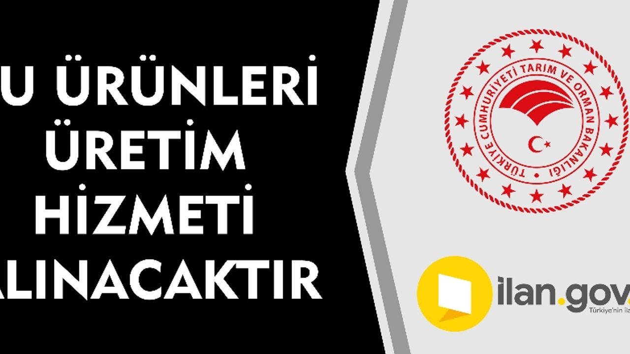 SU ÜRÜNLERİ ÜRETİM HİZMETİ ALINACAKTIR - Bolu Takip Gazetesi SU ÜRÜNLERİ ÜRETİM HİZMETİ ALINACAKTIR - Bolu Takip Gazetesi